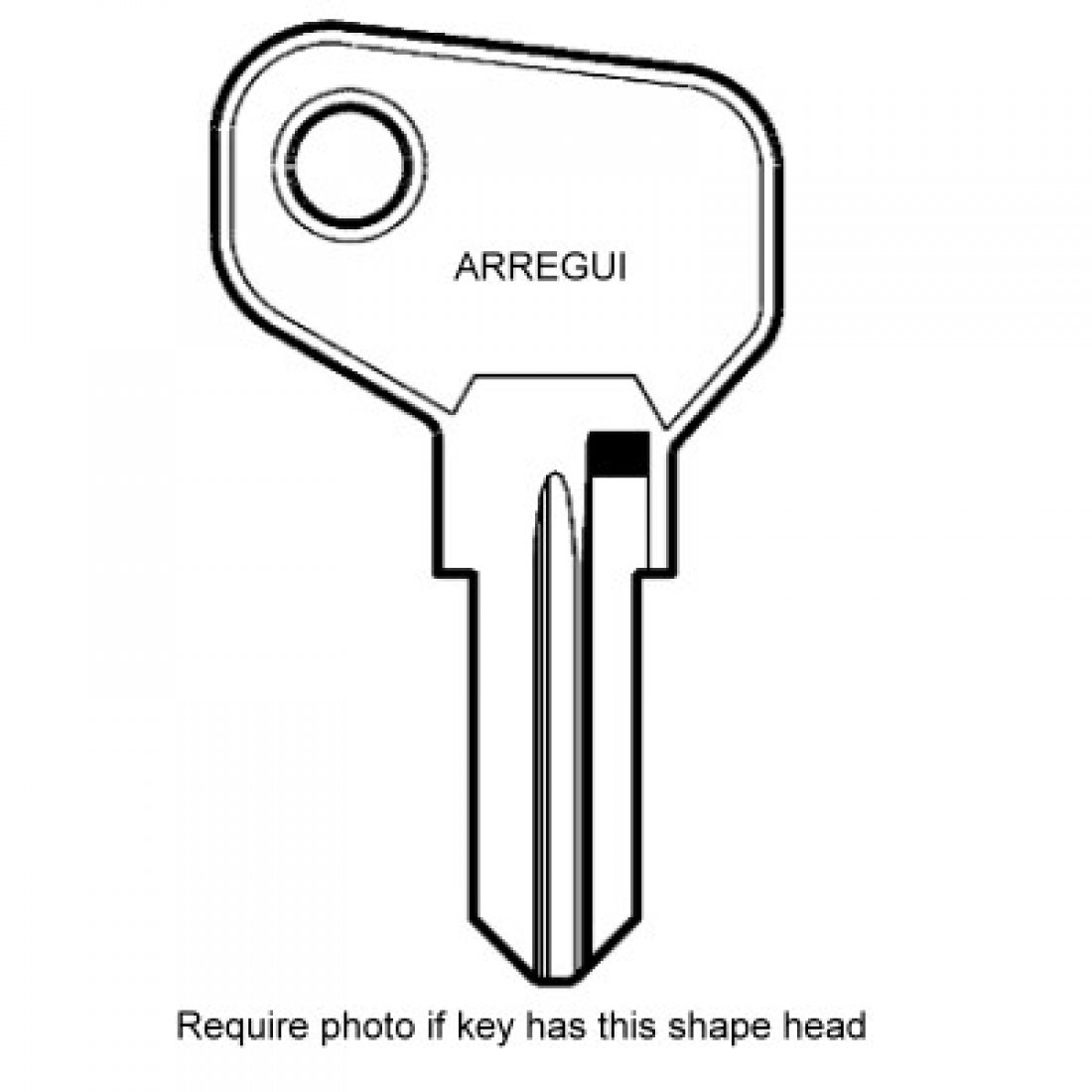 Arregui Post Box Keys